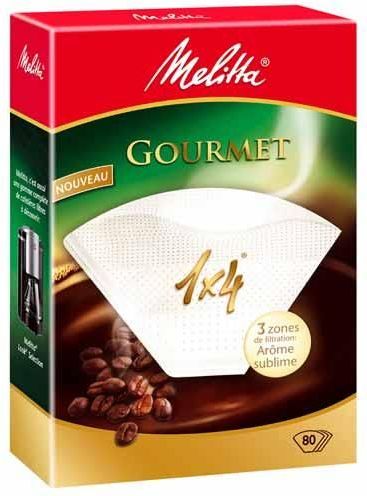 Melitta filtry 1x4 gourmet 80 filtrów - Opinie i atrakcyjne ceny na ...