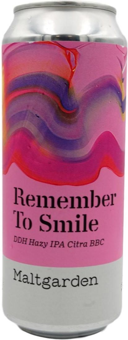 Maltgarden Remember To Smile DDH Hazy IPA Citra BBC puszka 500ml - Ceny ...