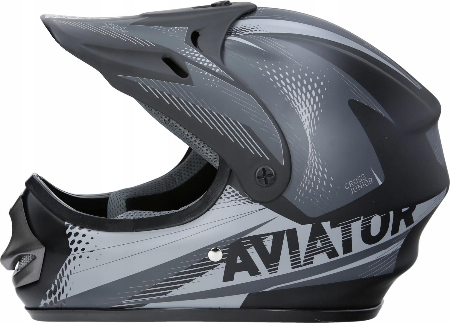 Kask motocyklowy JST KASK ENDURO CROSSOWY NA QUAD TWARDY Z HOMOLOGACJĄ ...
