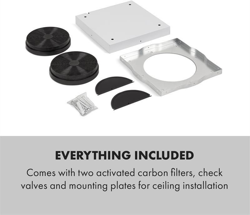 Okap Klarstein Tron Ambience 38cm Biały - Opinie i ceny na Ceneo.pl