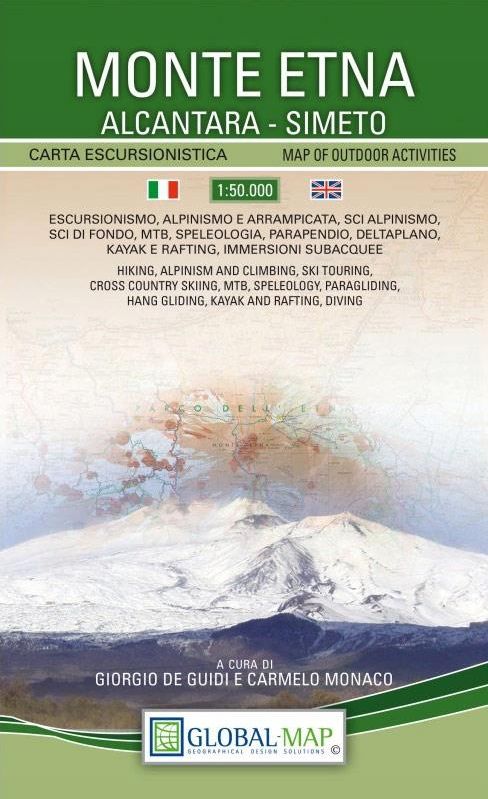 Etna Wulkan Monte Etna mapa turystyczna 1:50T Lac - Ceny i opinie ...