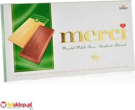 Merci czekolada migdałowo-orzechowa 100g - Ceny i opinie - Ceneo.pl