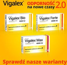 Vigalex Forte 2000 IU 120 tabl. - Opinie i ceny na Ceneo.pl