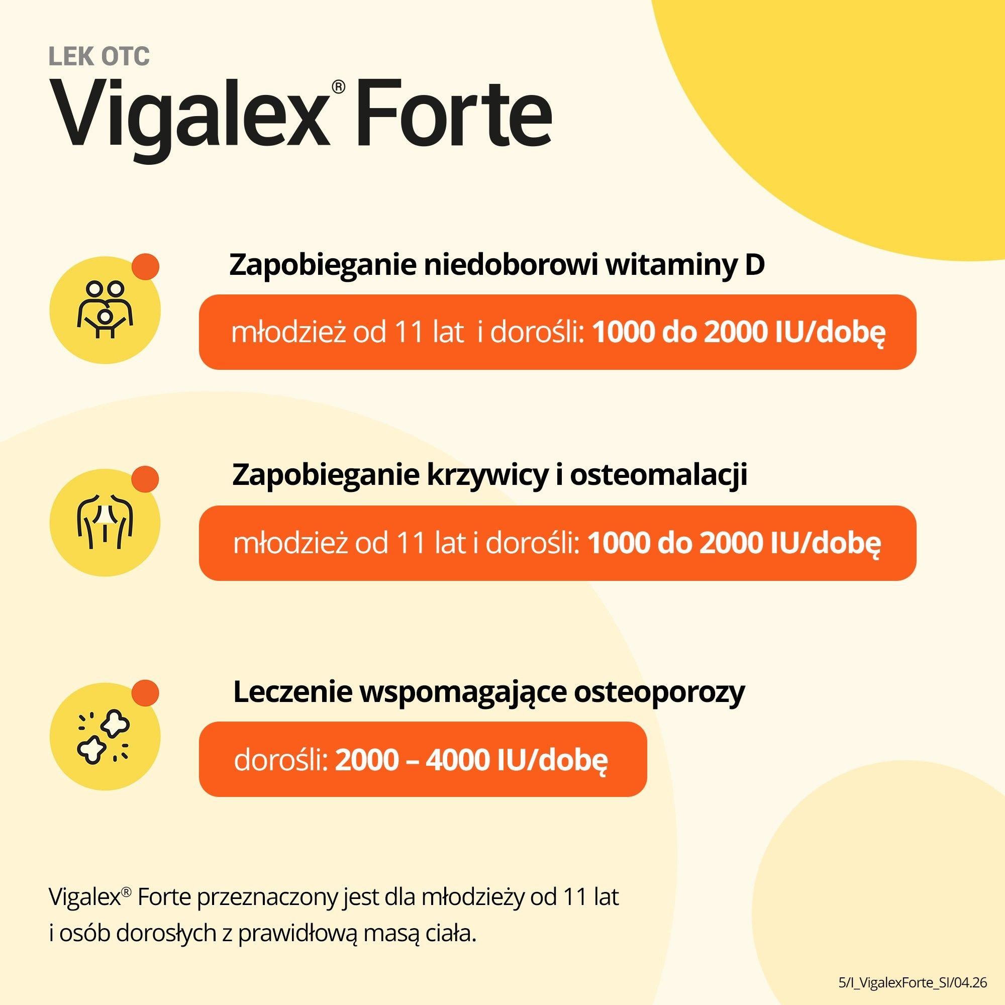 Vigalex Forte 2000 IU, witamina D3, 120tabl. - Opinie i ceny na Ceneo.pl