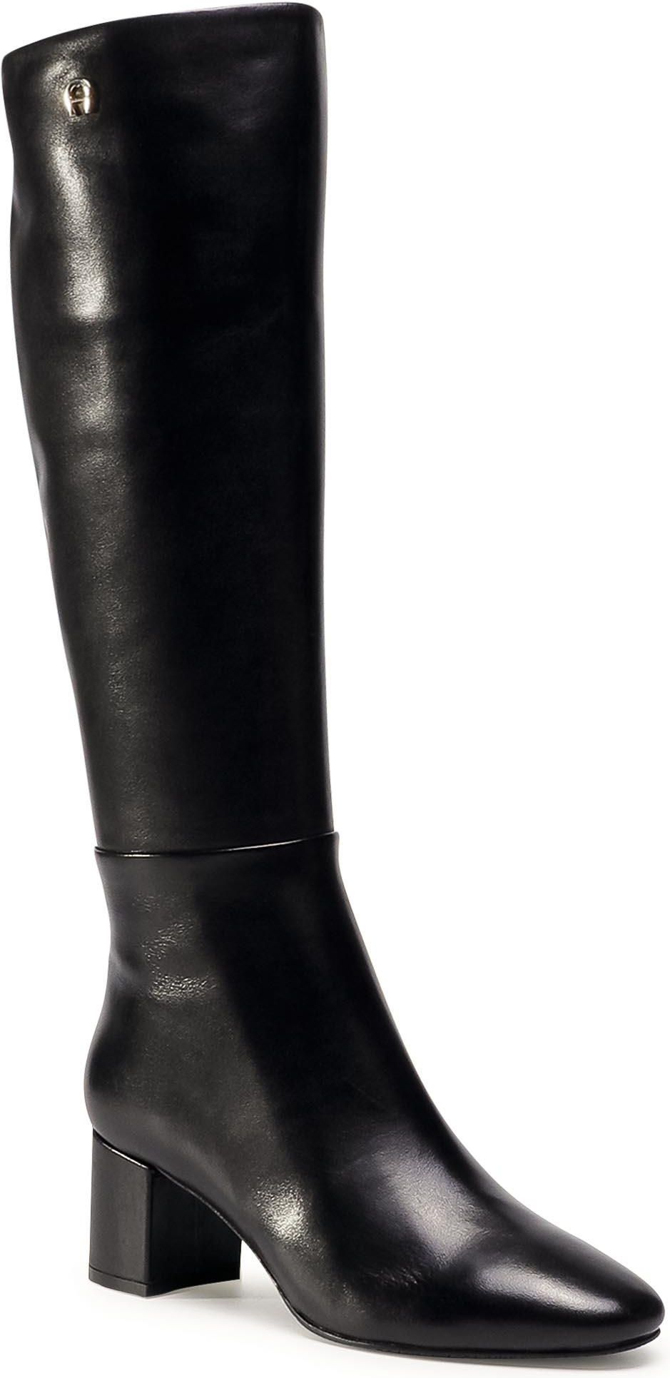 Kozaki AIGNER - Sarah 2A 1202370 Black 001 - Ceny i opinie - Ceneo.pl