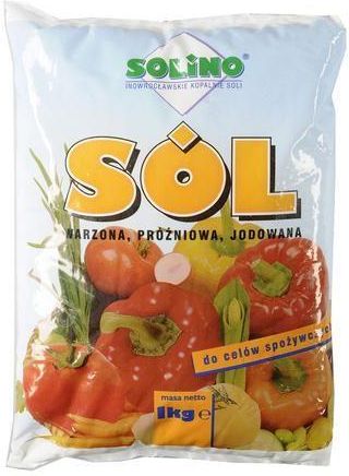 Solino Sól Warzona Jodowana 1kg - Ceny i opinie - Ceneo.pl