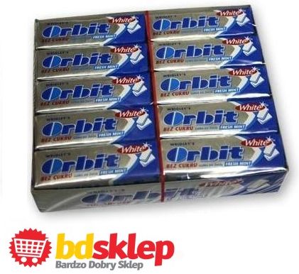 Orbit guma drażetki bez cukru - White-Fresh mint - 30 szt - Ceny i ...