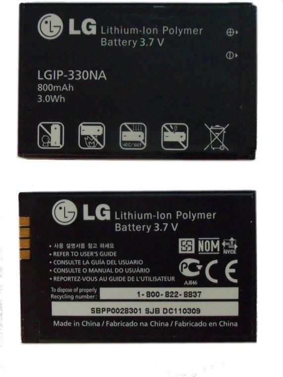 Bateria LG NOWA ORYG BATERIA IP-330NA LG KS360 M380 KF300 - Opinie i ...