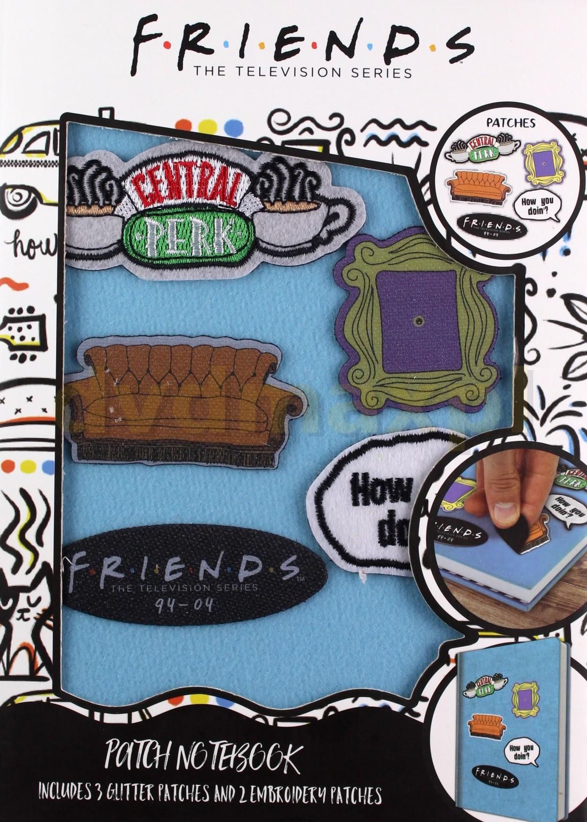Friends: Friends Velcro Notebook With Patches - Ceny i opinie - Ceneo.pl