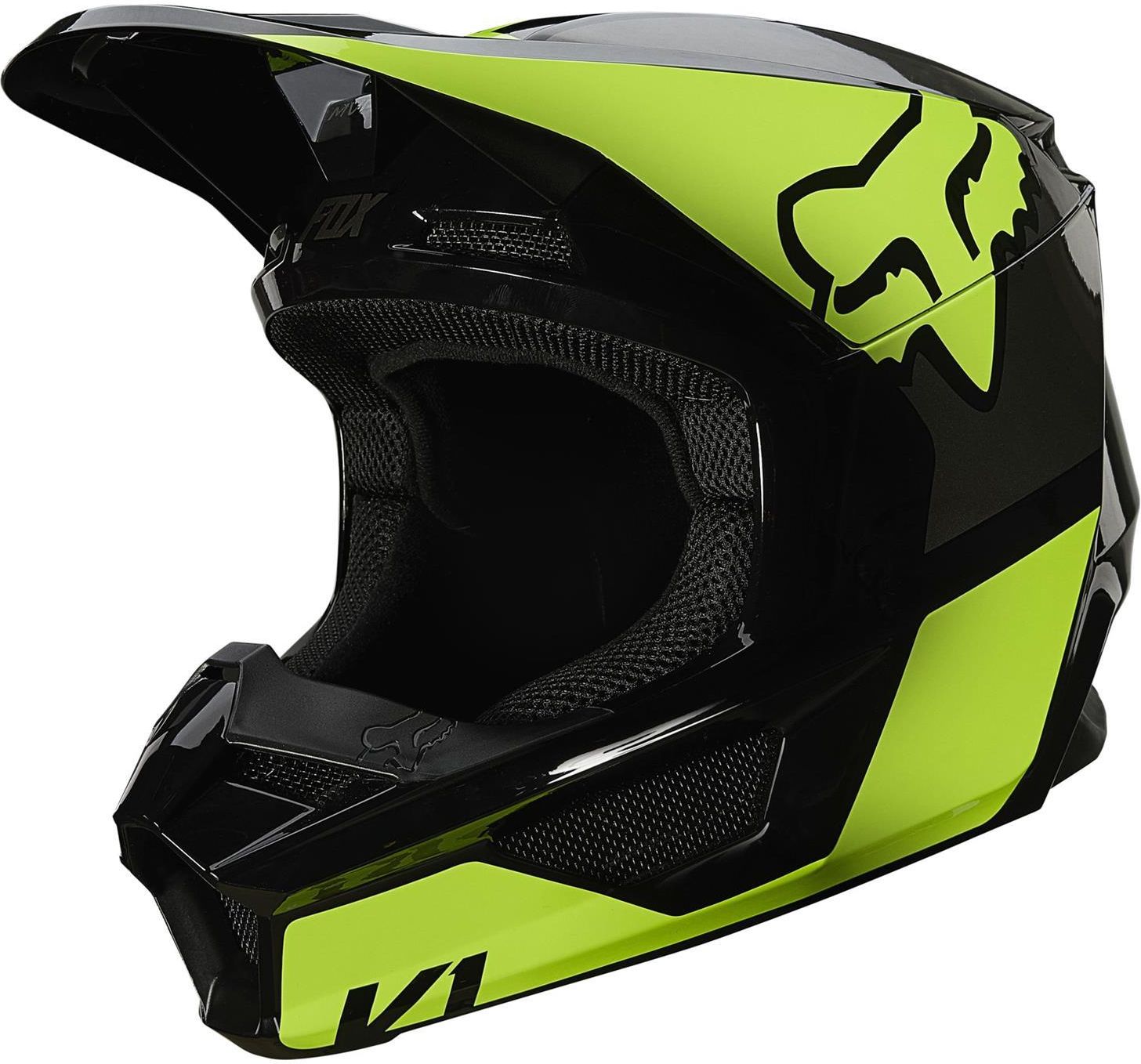 Kask motocyklowy Fox Kask Cross V1 Revn L żółty fluo - Opinie i ceny na ...