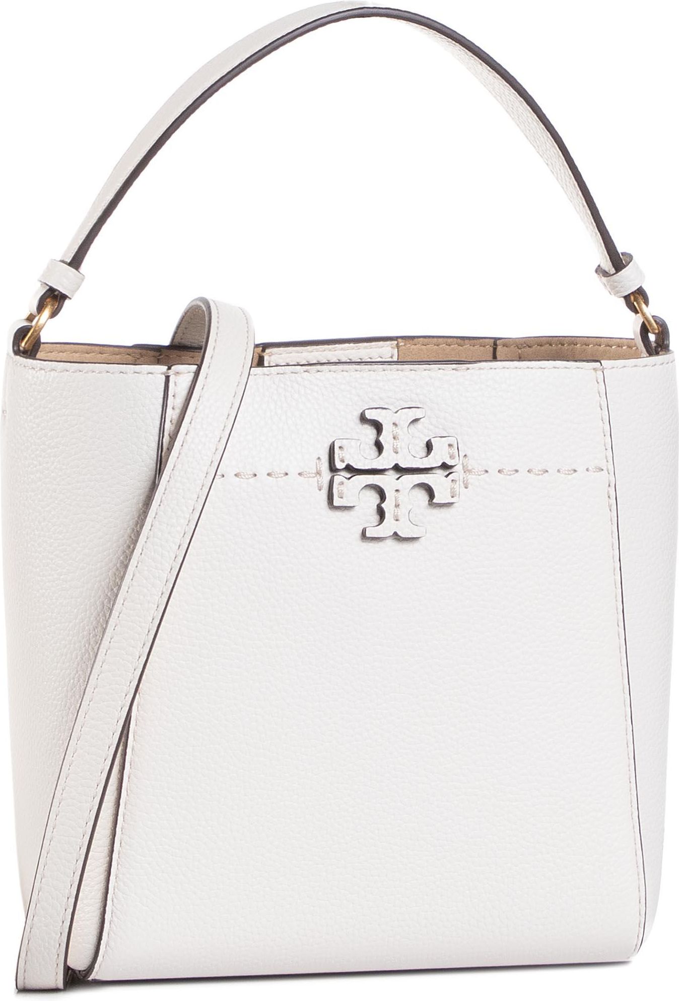 Torebka TORY BURCH - Mcgraw Small Bucket 74956 New Ivory 104 - Ceny i ...
