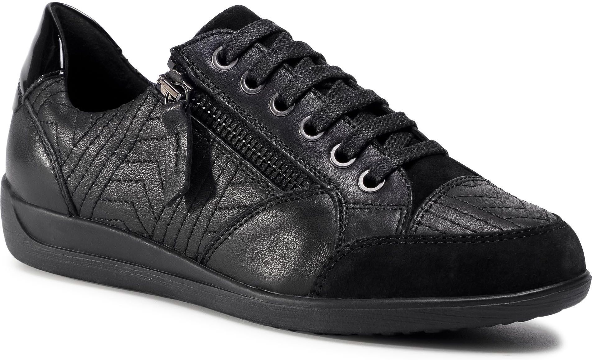 Geox Sneakersy - D Myria C D0468C 08522 C9999 Black - Ceny i opinie ...
