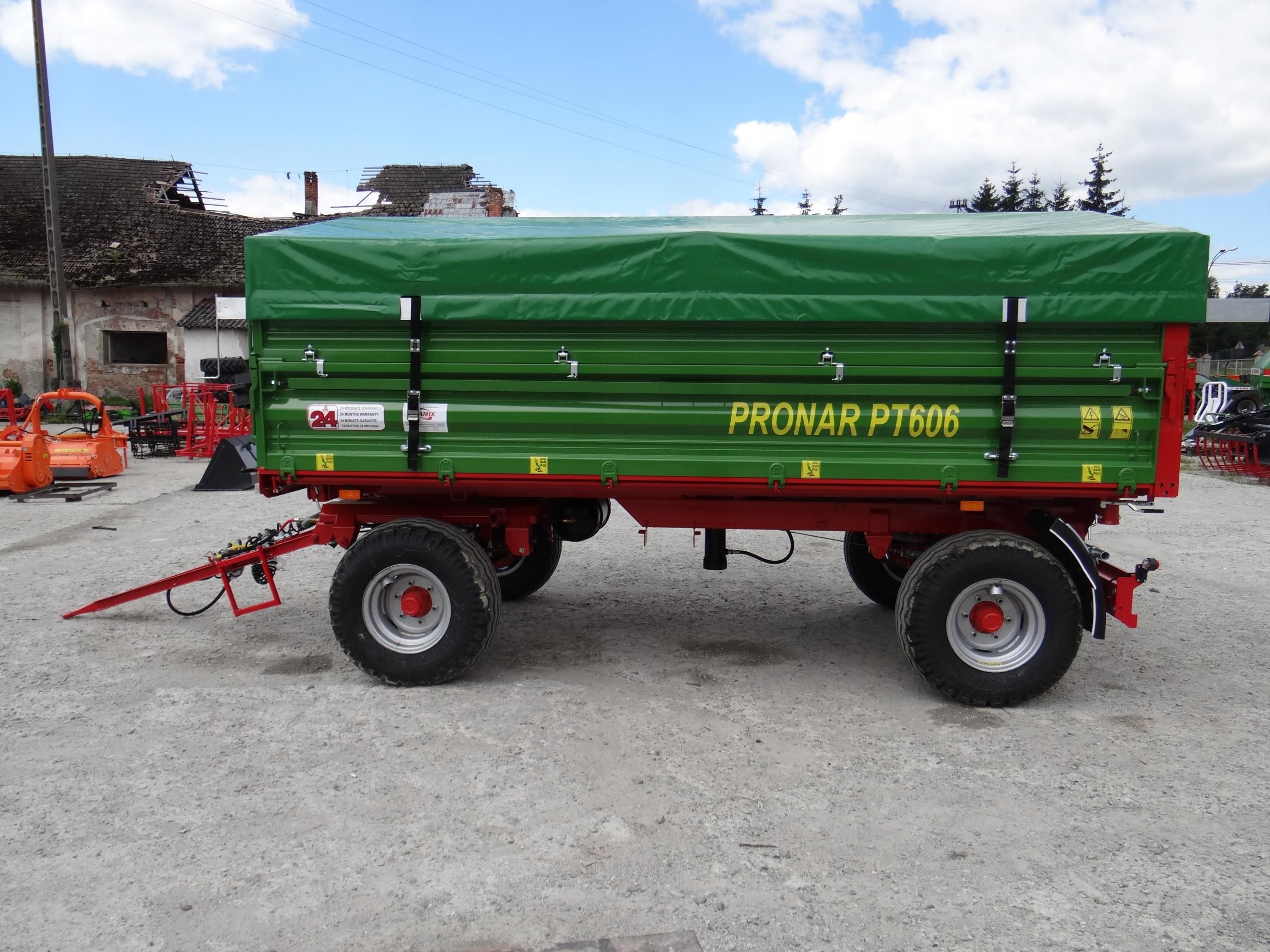 Przyczepa dwuosiowa PRONAR PT606 - Opinie i ceny na Ceneo.pl