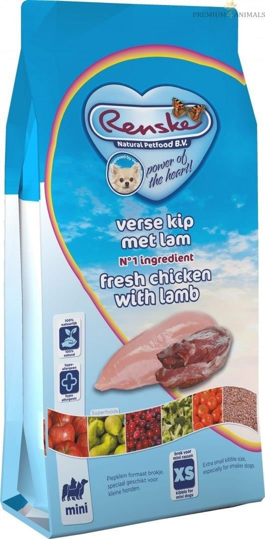 Karma Renske Adult Dog Fresh Chicken And Lamb Świeży Kurczak I ...