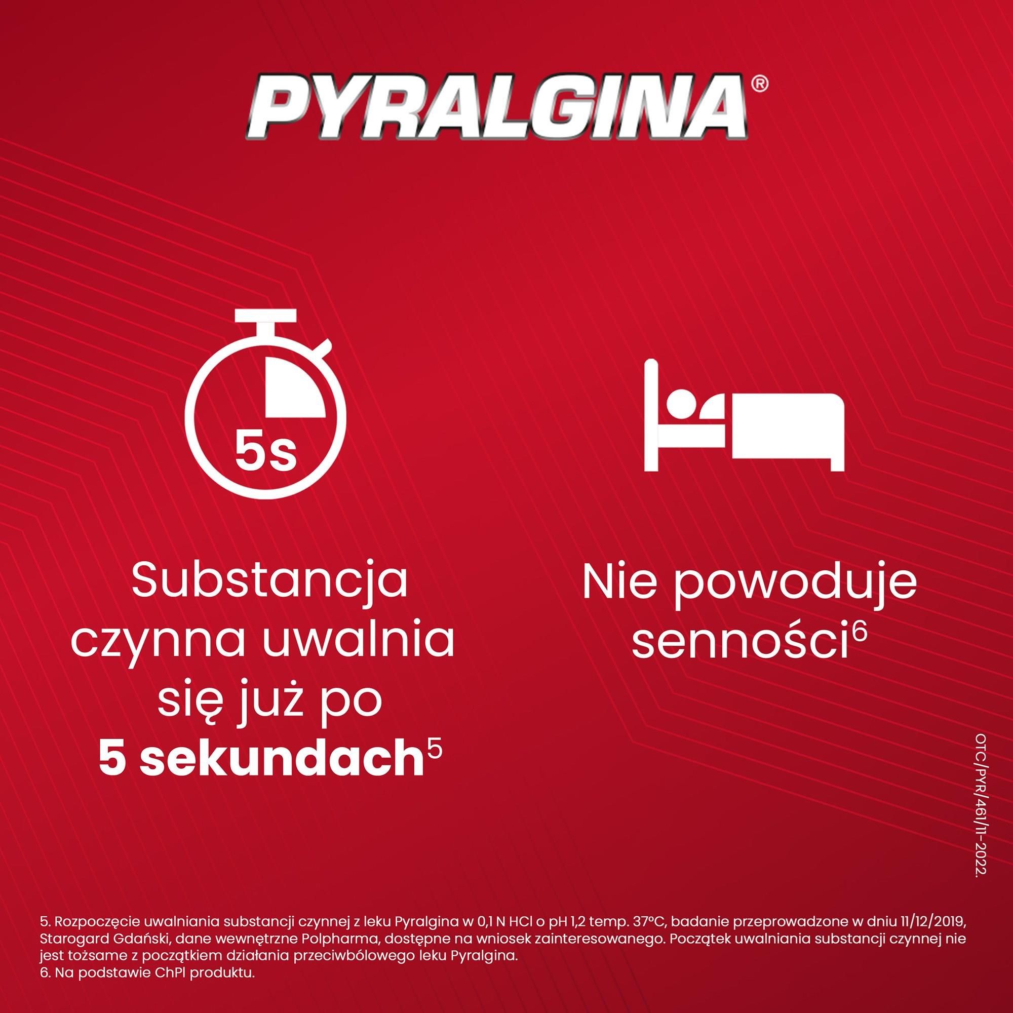 Leki przeciwbólowe Pyralgina 500 mg x 50 tabl. - Opinie i ceny na Ceneo.pl