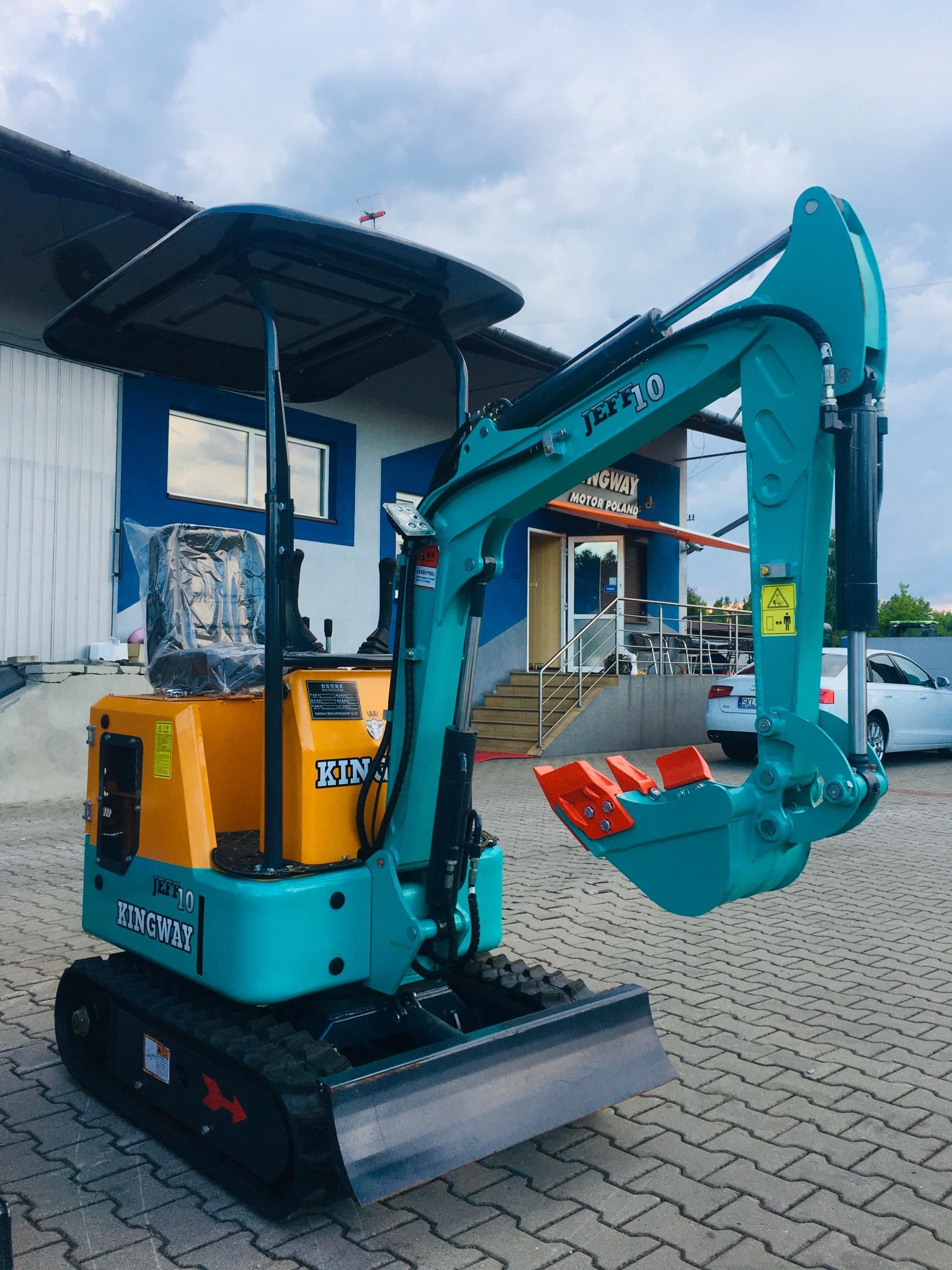 Mini koparka KINGWAY Jeff 10 2020 + 3 ŁYŻKI - Opinie i ceny na Ceneo.pl