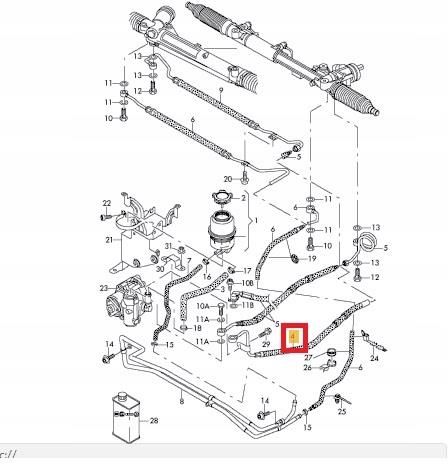WĄŻ WSPOMAGANIA AUDI A6 4F 2.0 4F1422893 AG 4F1422893AG - Opinie i ceny ...