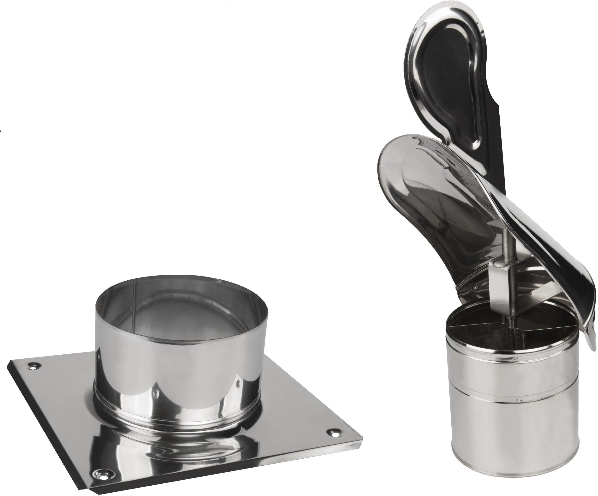 System kominkowy NASADA OBROTOWA STRAŻAK Z PODSTAWĄ FI 125 KOMIN KJ30P125 - Opinie i ceny na ...