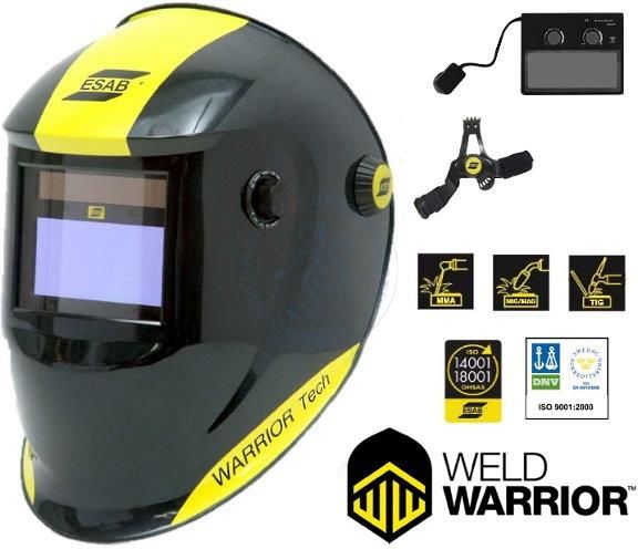 Esab Przyłbica Warrior Tech + Papr-Nowa Spawalnicza Do Wszystkich Zastosowań Spawalniczych ...