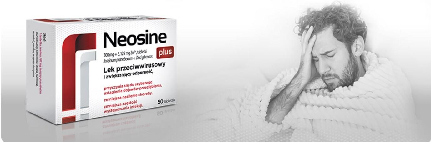 Neosine Plus 500 mg + 3,125 mg 50 tabl - Opinie i ceny na Ceneo.pl