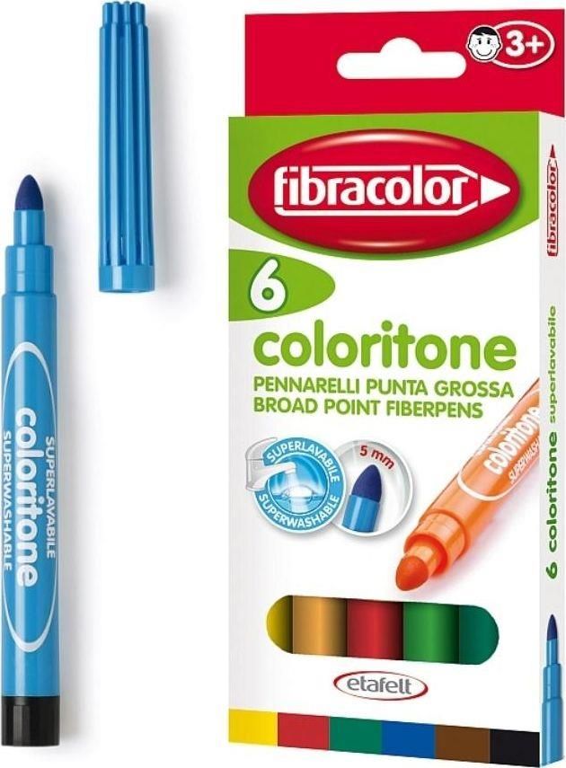 Fibracolor Pisaki Coloritone 6 Kolorów - Ceny i opinie - Ceneo.pl