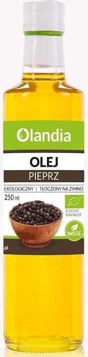 Olandia Oleje Olej Słonecznikowy Tłoczony Na Zimno Z Pieprzem Bio 250 Ml - Ceny i opinie - Ceneo.pl