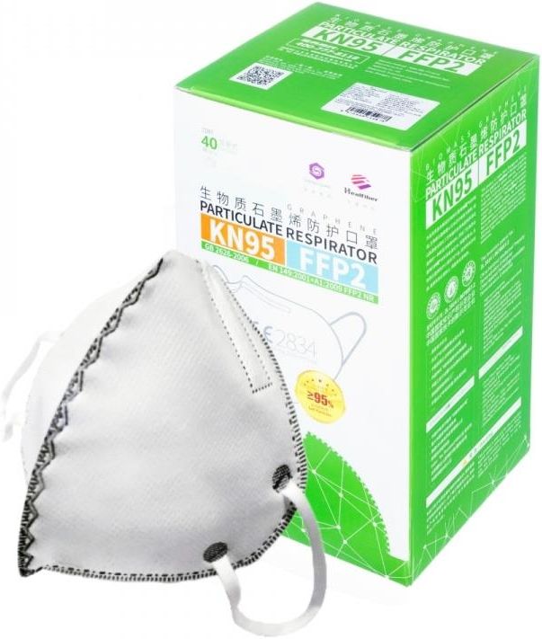 Certyfikowana Półmaska Filtrująca Ffp2 En149:2001 + A1:2009 Z Grafenem ...