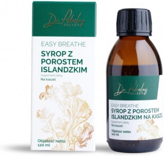 Syrop na kaszel z porostem islandzkim 120ml Dr. Pakalns - Opinie i ceny na Ceneo.pl