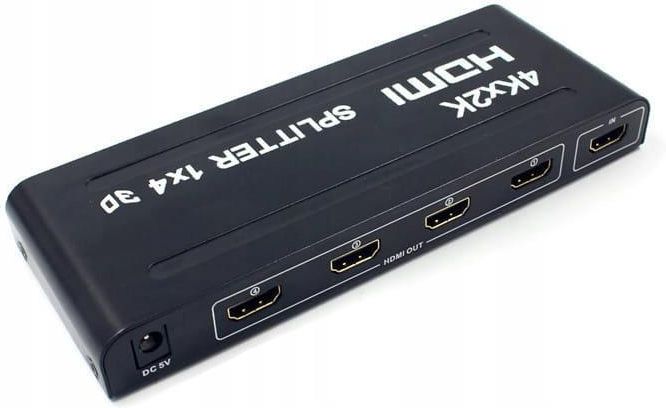 SWIATKABLI SPLITTER HDMI KLONOWANIE OBRAZU 1X4 3D HDCP 4KX2K (2B50117 ...