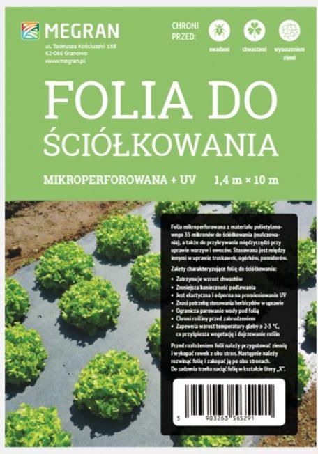 MEGRAN FOLIA PERFOROWANA CZARNA 1,4x10 - Ceny i opinie - Ceneo.pl