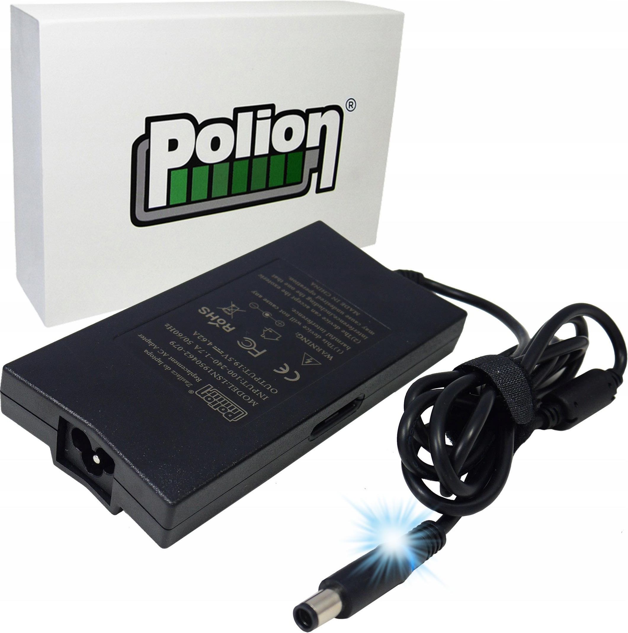 Zasilacz do laptopa POLION ŁADOWARKA 90W DO DELL 19,5V 4,62A 7,4X5,0MM ...