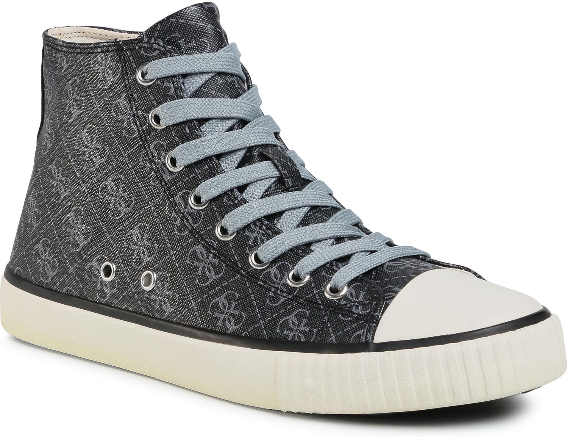 Trampki GUESS Ederle Hi FM8NWH FAL12 BLKGR - Ceny i opinie - Ceneo.pl
