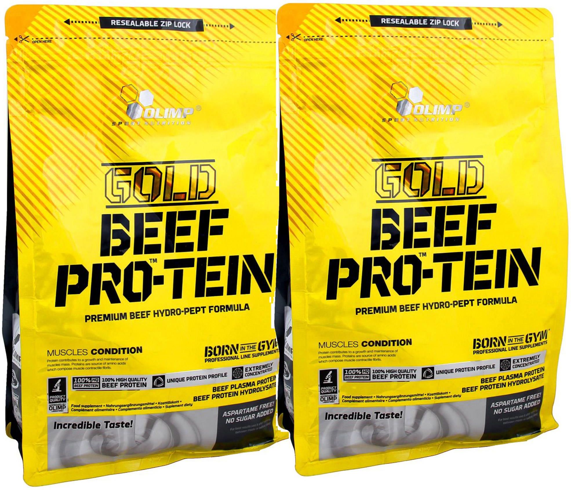 Odżywka białkowa Olimp Gold Beef Pro-Tein 2X700g - Ceny i opinie - Ceneo.pl