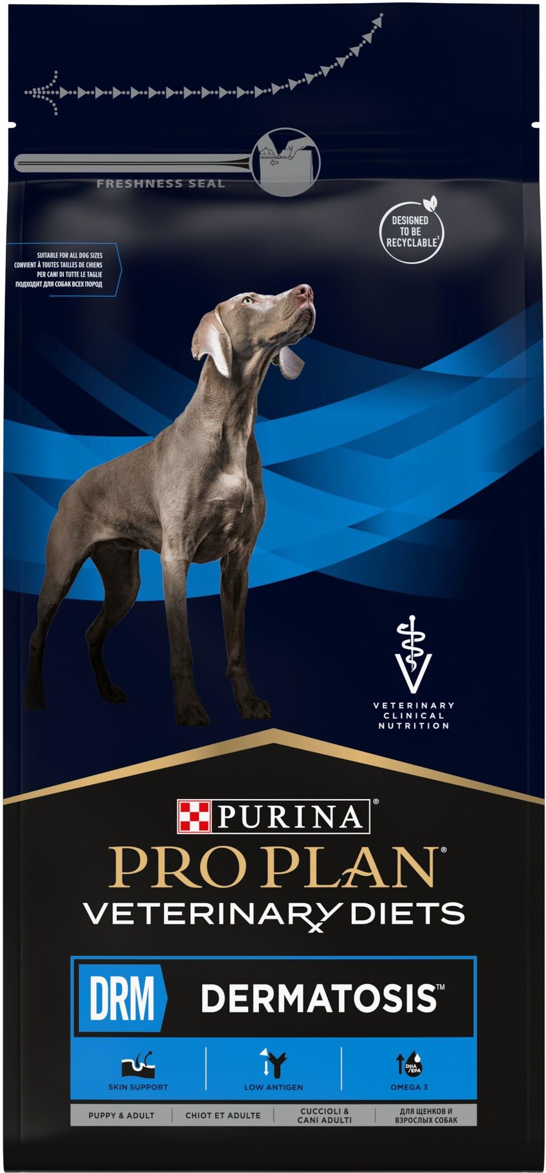 Karma Purina Pro Plan Veterinary Diets CANINE DRM 1,5kg - Ceny i opinie ...