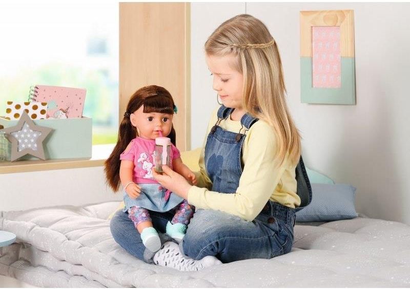 Lalka Baby Born Lalka interaktywna Siostrzyczka brunetka 43cm Model ...