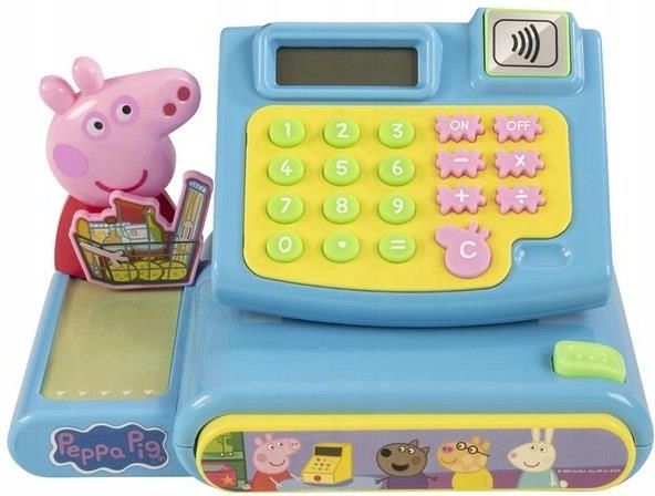 Zabawka HTI Toys Świnka Peppa zestaw sklep kasa wózek koszyk 69810 ...