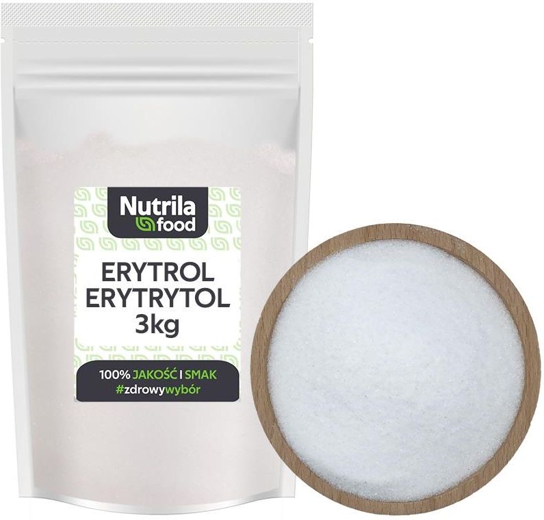 Erytrol Erytrytol Naturalny Słodzik 3kg - Ceny i opinie - Ceneo.pl