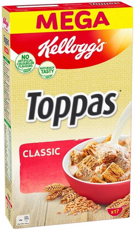 Kellogg's Toppas Classic Zbożowe Poduszki Płatki - Ceny i opinie - Ceneo.pl