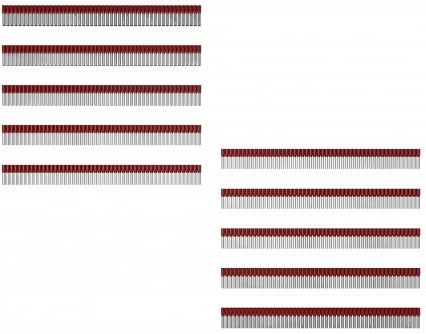 Weidmuller 500szt. Końcówki tulejkowe 1.5mm2 8mm H 1,5/14 R BD AWG16 ...