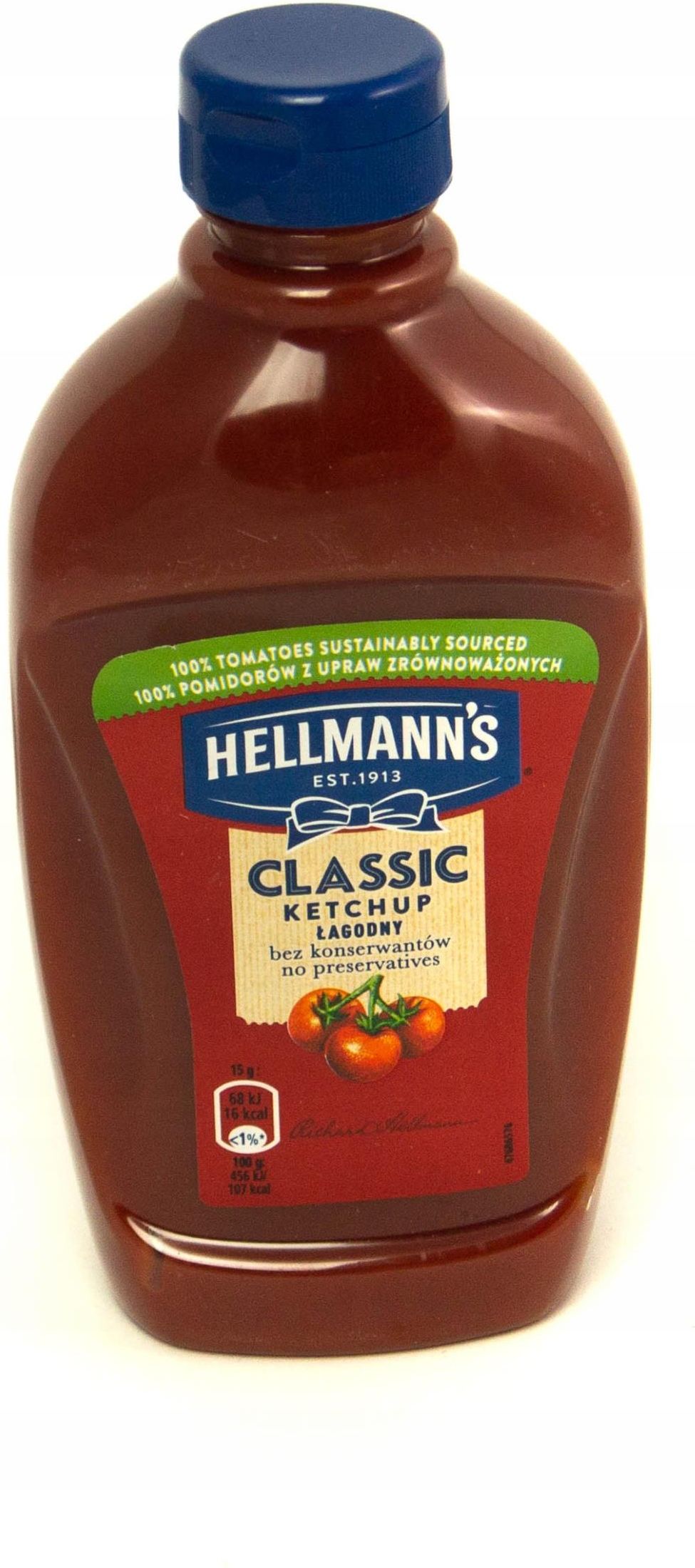 Hellmann's Ketchup łagodny 485g - Ceny i opinie - Ceneo.pl