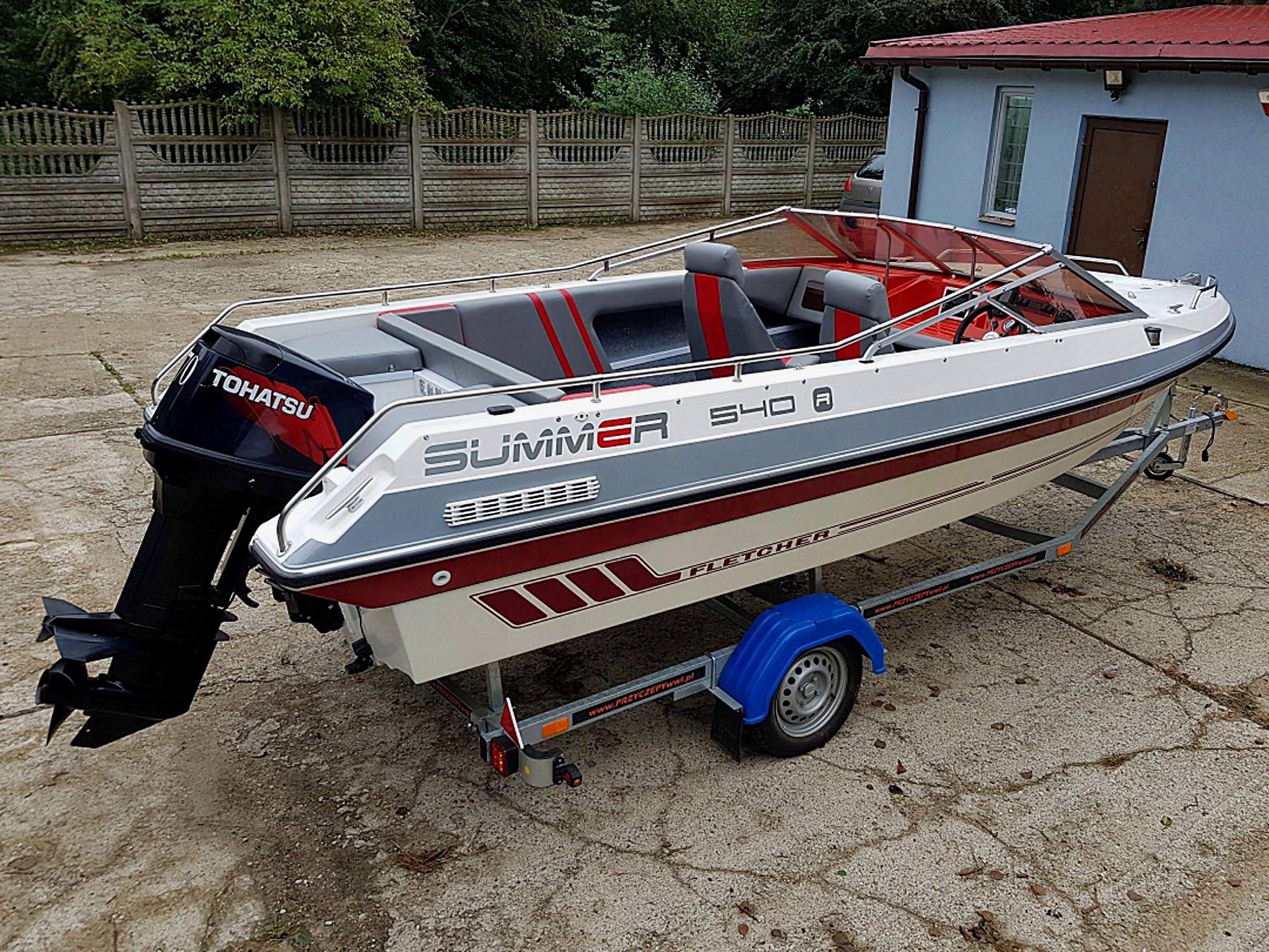 Motorówka FLETCHER GTS SUMMER 540, Tohatsu M70 - Opinie i ceny na Ceneo.pl