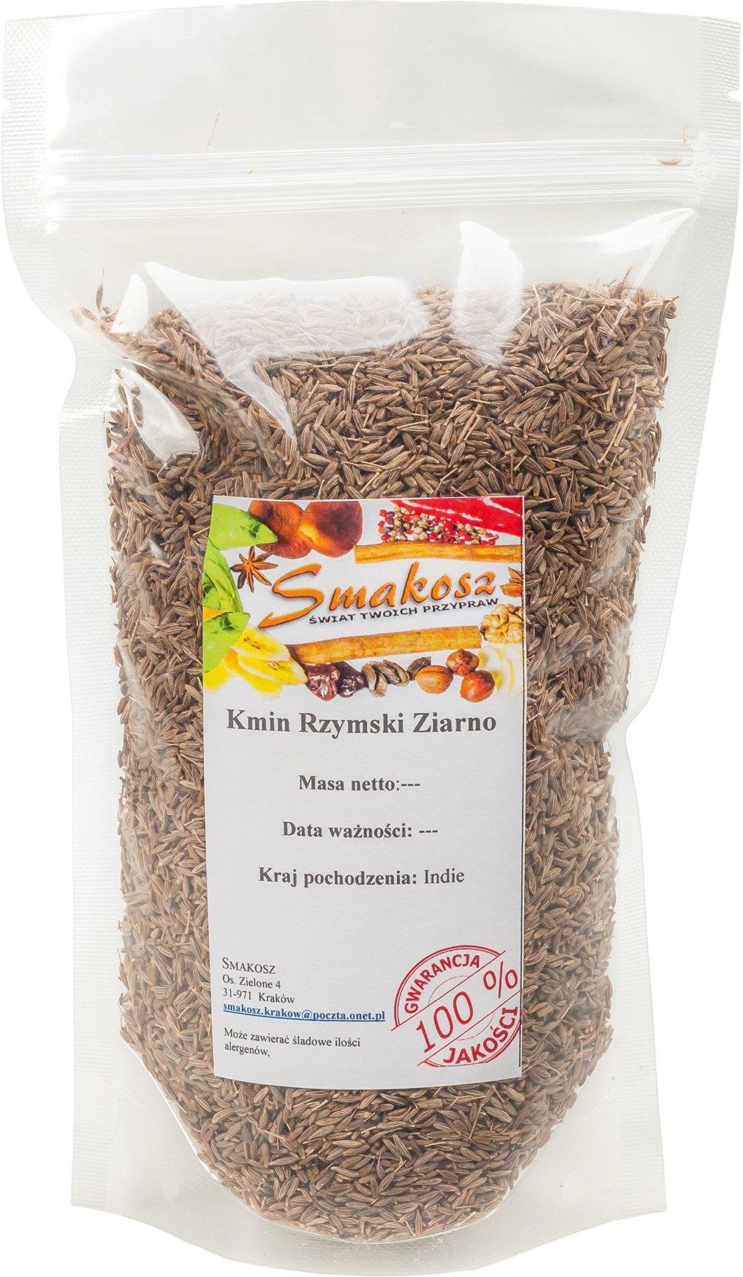 Kmin Rzymski Ziarno 500g Smakosz Promocje - Ceny i opinie - Ceneo.pl