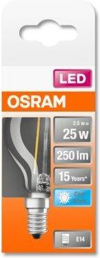 Żarówka LED OSRAM Star Cl P Fil 25 NON-DIM 2.5W 840 E14 - Opinie i atrakcyjne ceny na Ceneo.pl