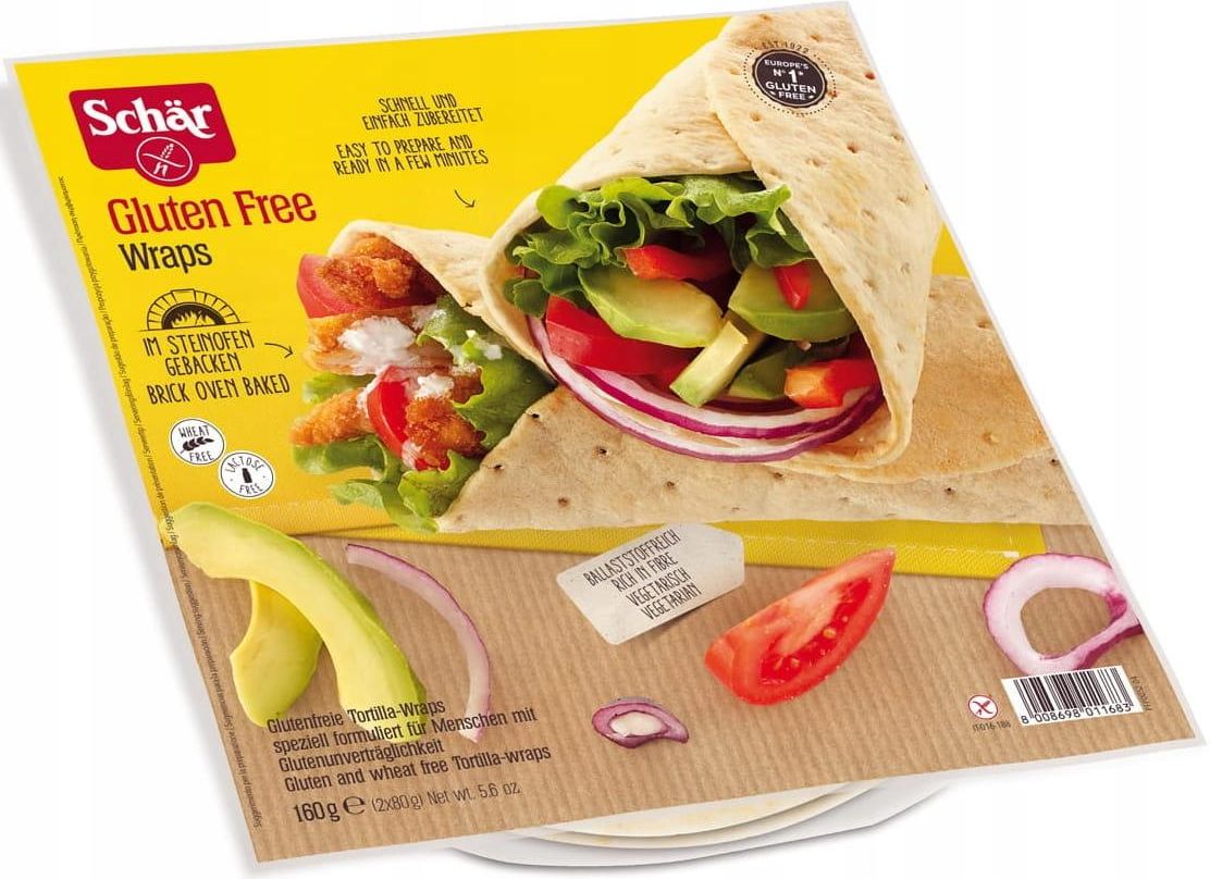 Bezglutenowa Tortilla Wraps 160G 2X80G Schar - Ceny i opinie - Ceneo.pl