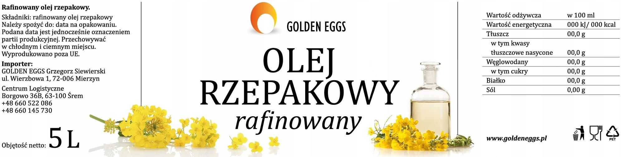 Olej Rzepakowy 5L Rafinowany - Ceny i opinie - Ceneo.pl