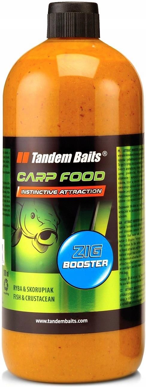 BOOSTER TANDEM BAITS CARP FOOD ZIG 1L MORWA DOJRZA 26283 - Ceny i ...