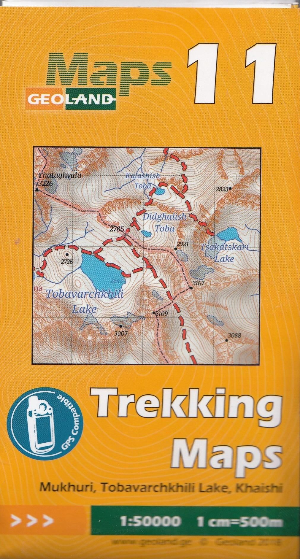 Gruzja mapa trekkingowa 11 (Mukhuri) Geoland - Ceny i opinie - Ceneo.pl