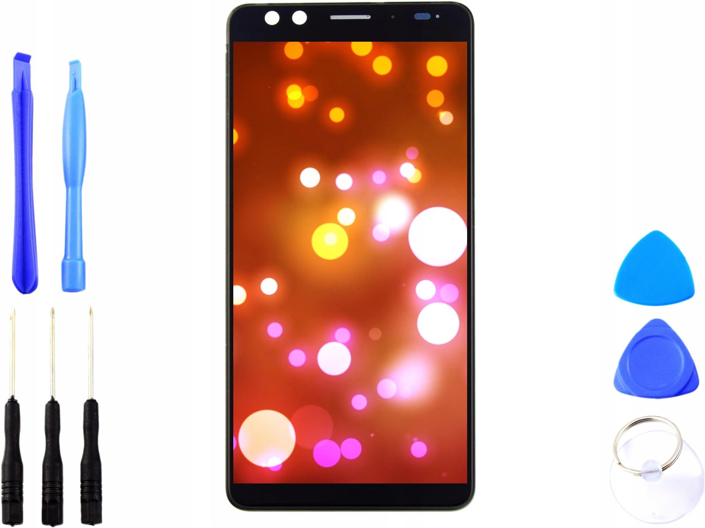 Podzespoły do telefonu WYŚWIETLACZ LCD DIGITIZER HTC U12 + PLUS CZARNY ...