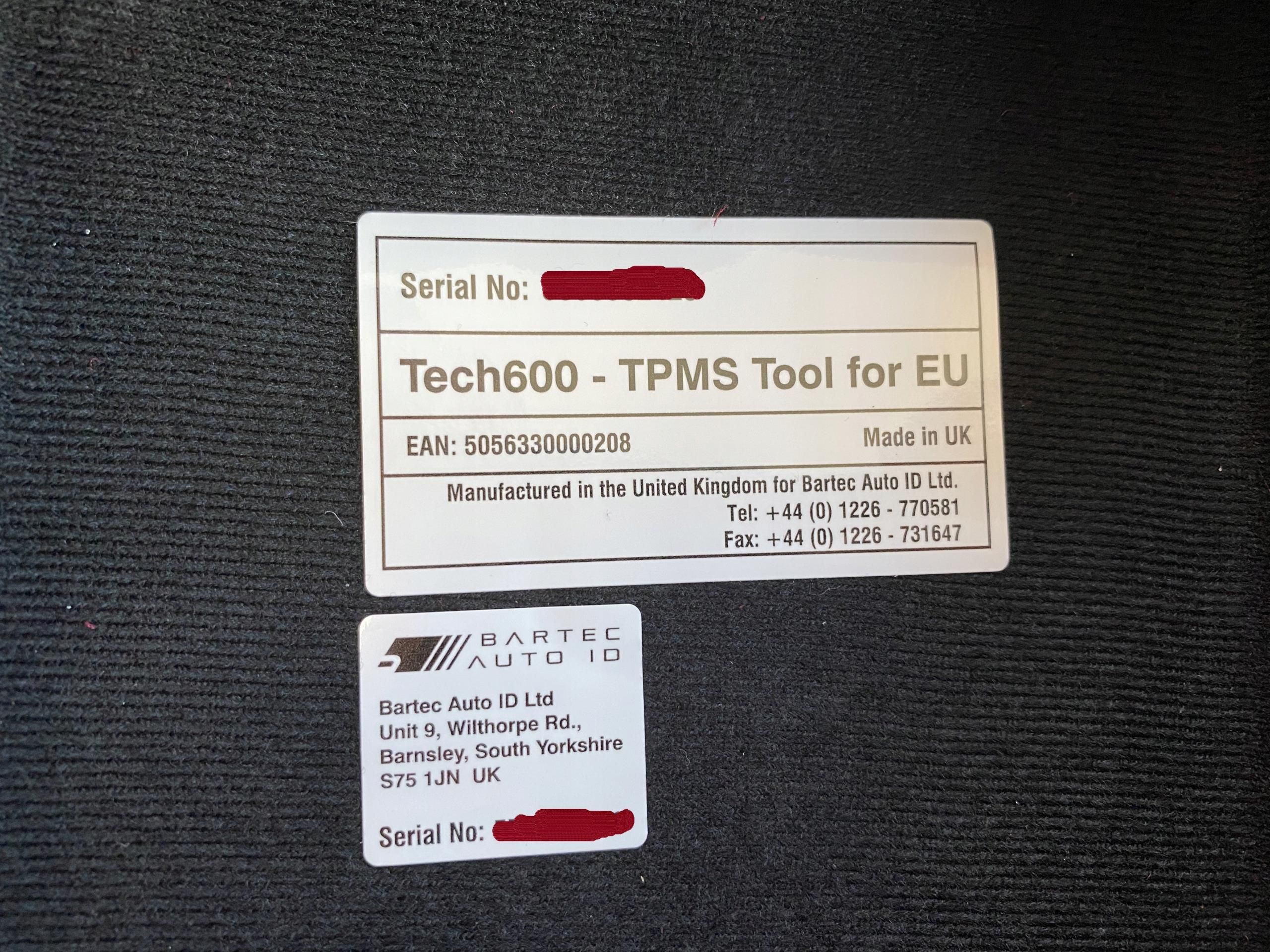 ALCAR / BARTEC PROGRAMATOR ALCAR BARTEC TECH 600 OBDII 3LATA LIC ...