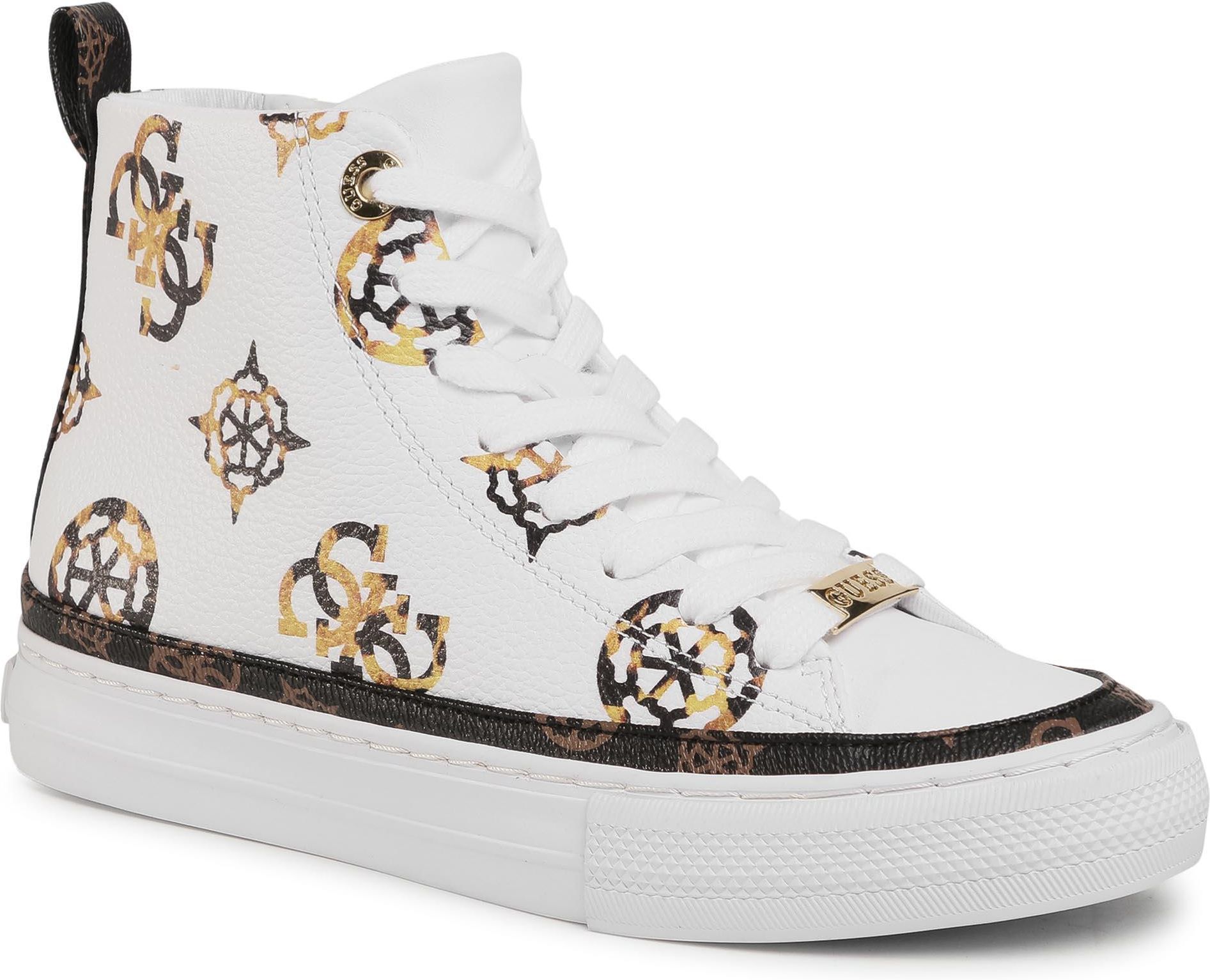 Sneakersy GUESS - Leksan FL8LEK FAL12 WHITE - Ceny i opinie - Ceneo.pl